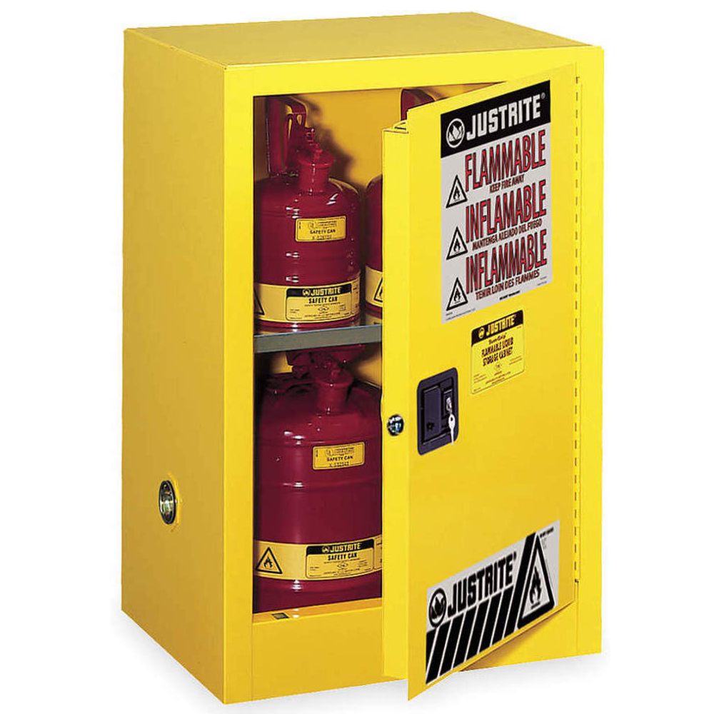 JUSTRITE 891200 SURE-GRIP® EX FLAMMABLE STORAGE CABINET 12 GAL