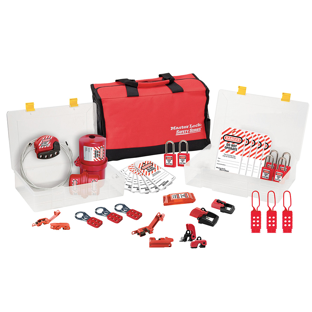 MASTER LOCK 1458E410PRE PREMIER ELECTRICAL LOCKOUT KIT WITH PLASTIC ...